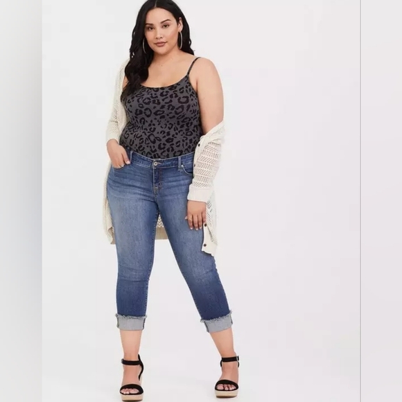 torrid | Tops | Torrid Foxy Leopard Animal Print Gray Cami 3x | Poshmark